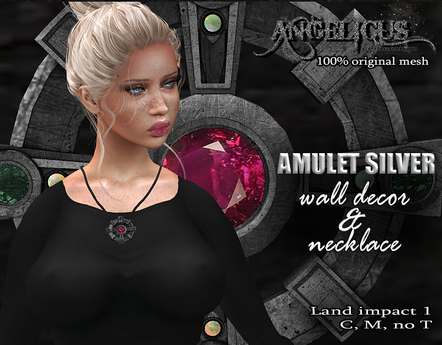 Second Life Marketplace - ::ANGELICUS:: Amulet silver